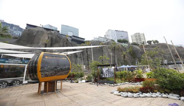 Estaciones de teleférico de Miraflores ya están listas: en 6 semanas ...